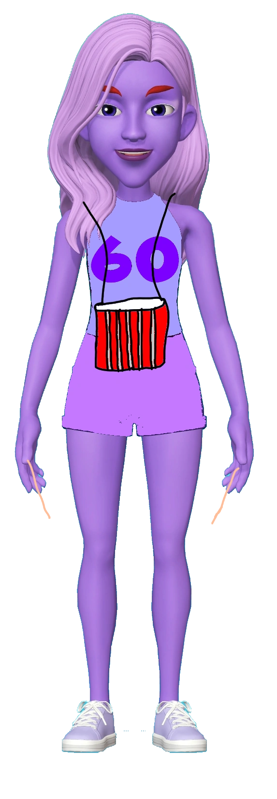 Humanized Numberblocks Sixty With Snare Drum and Bass Drum | Fandom