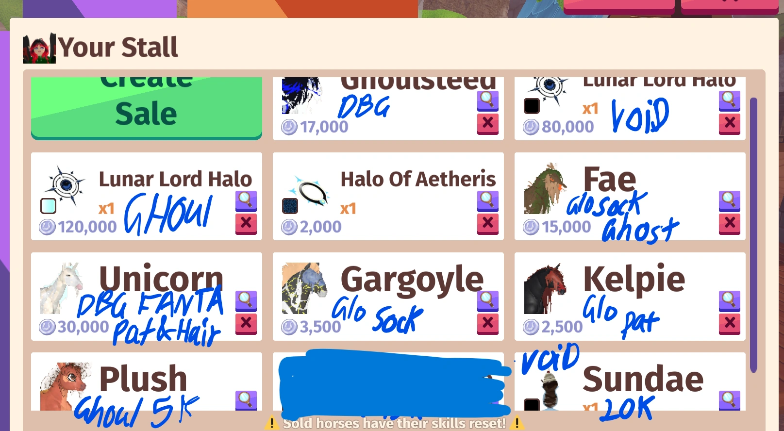 Trading for random wing potions / mutation potions | Fandom