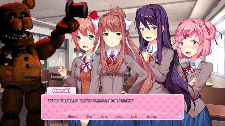 Freddy Fazbear in DDLC confirmed!?! Real not fake 100%!1!!1 | Fandom