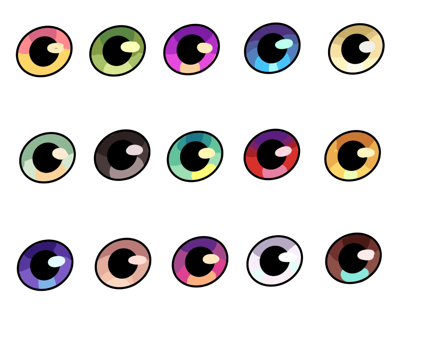 f2u eye color ideass | Fandom