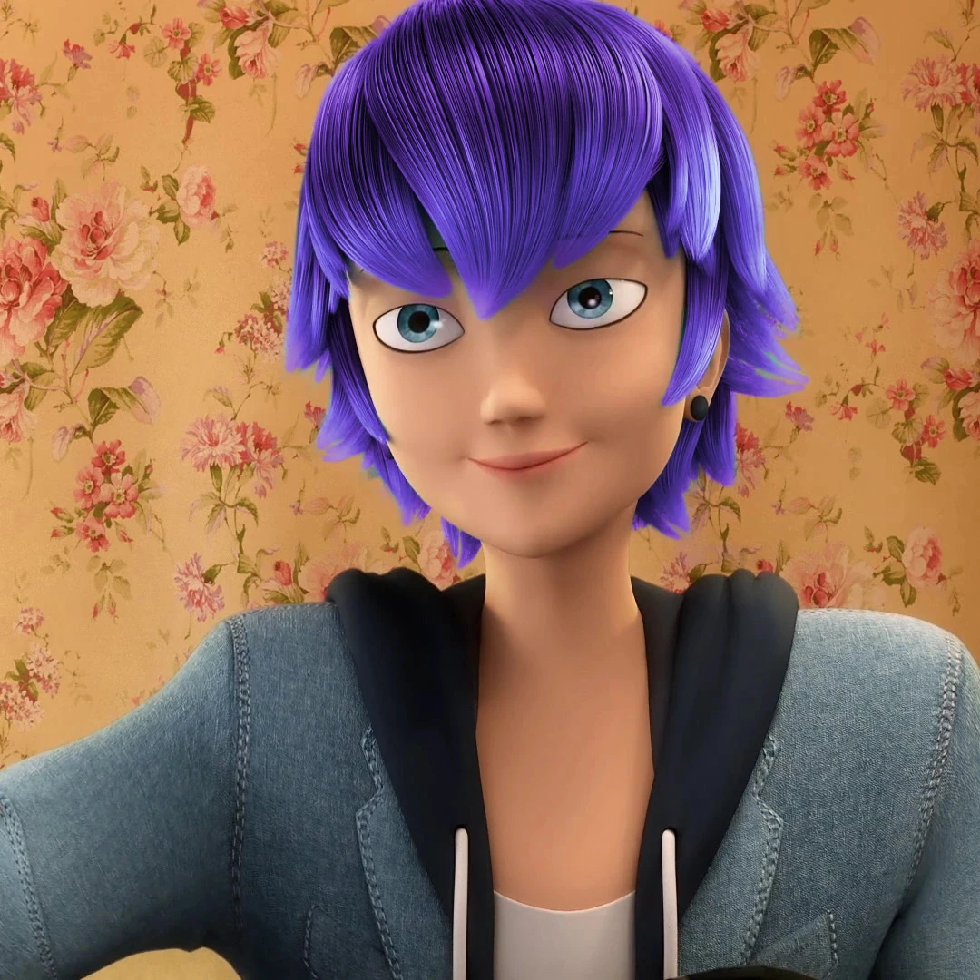 Luka with purple hair + 80’s style Luka | Fandom