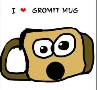 I drawed a cute Gromit Mug | Fandom