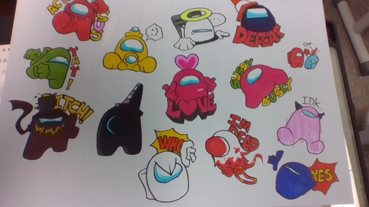 Sussiest handmade stickers | Fandom