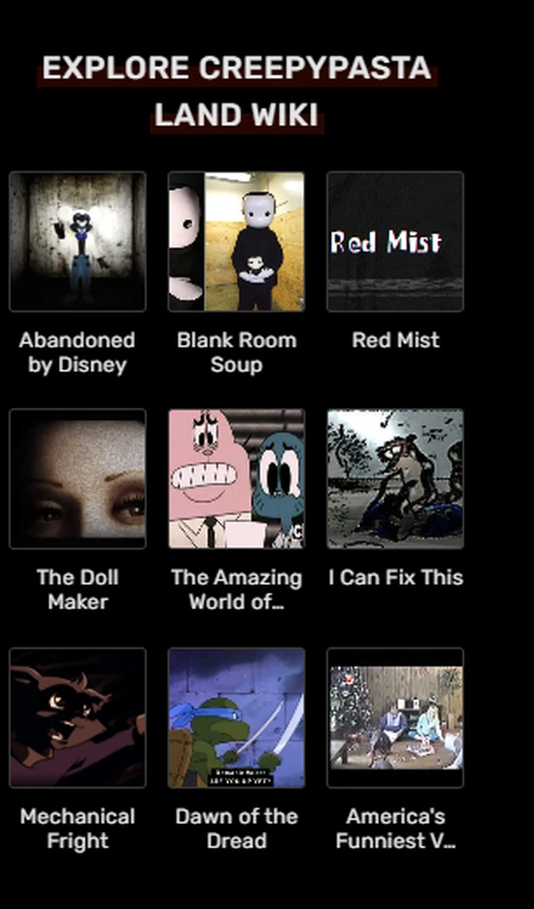 Discuss Everything About Creepypasta Land Wiki | Fandom
