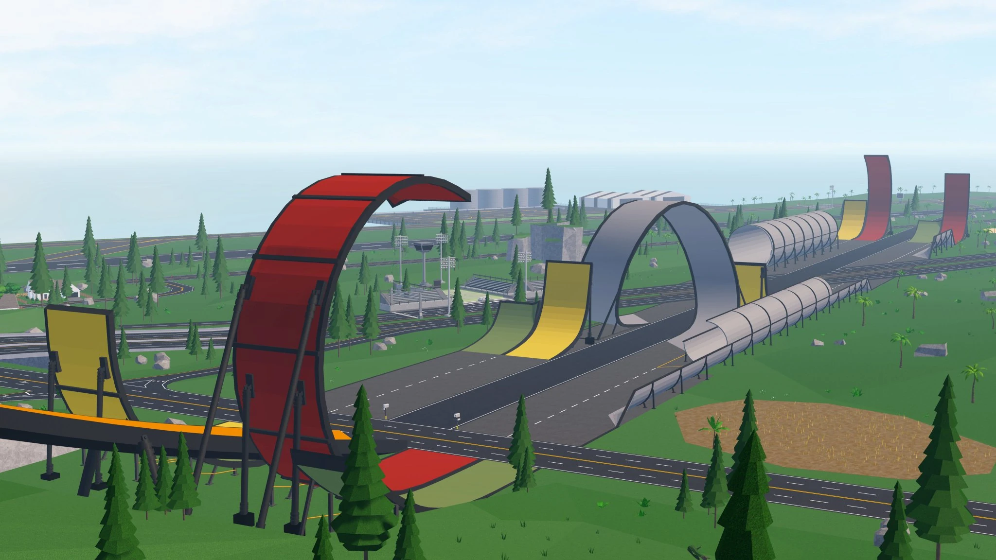 Here's the map's new stunt park | Fandom