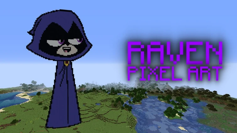 Minecraft Raven Pixel Art | Fandom