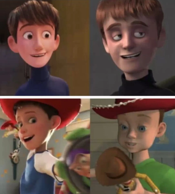 A lot of things change over time in animation... including some people ...