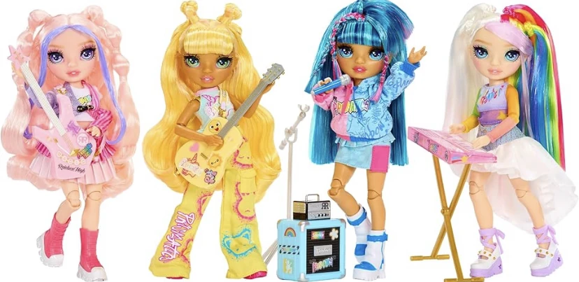 FIRST LOOK AT JUNIOR HIGH ROCK BAND GIRLS + RAINBOW SHIMMERS BELLA🌈🌟💓🎸🎹 ...