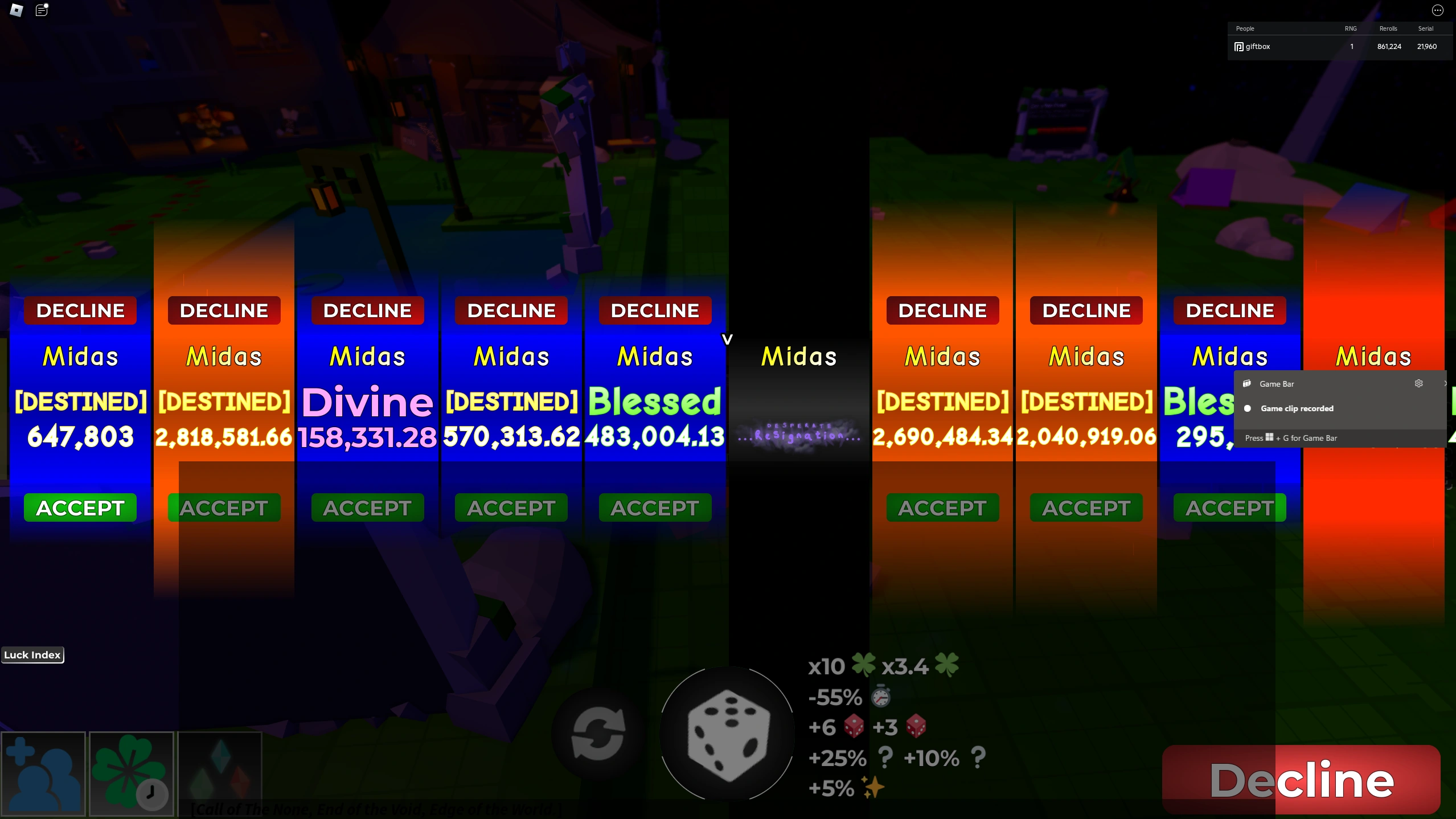 in less than 3k re-rolls, i got these. | Fandom