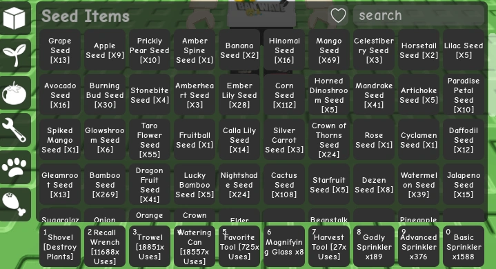 Show your seed inventory showcase | Fandom