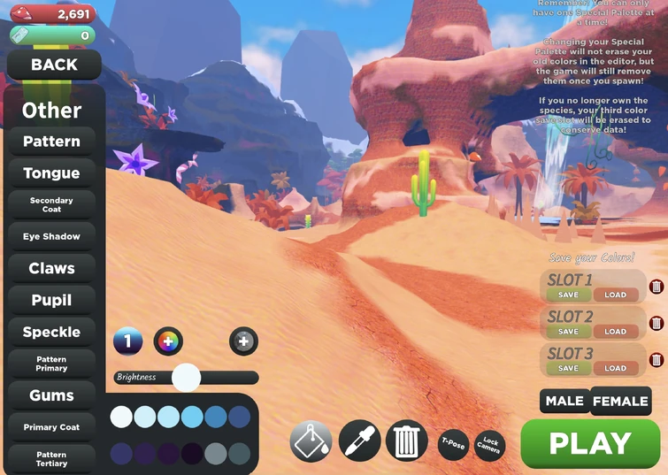 my creature decided its now oasis. | Fandom