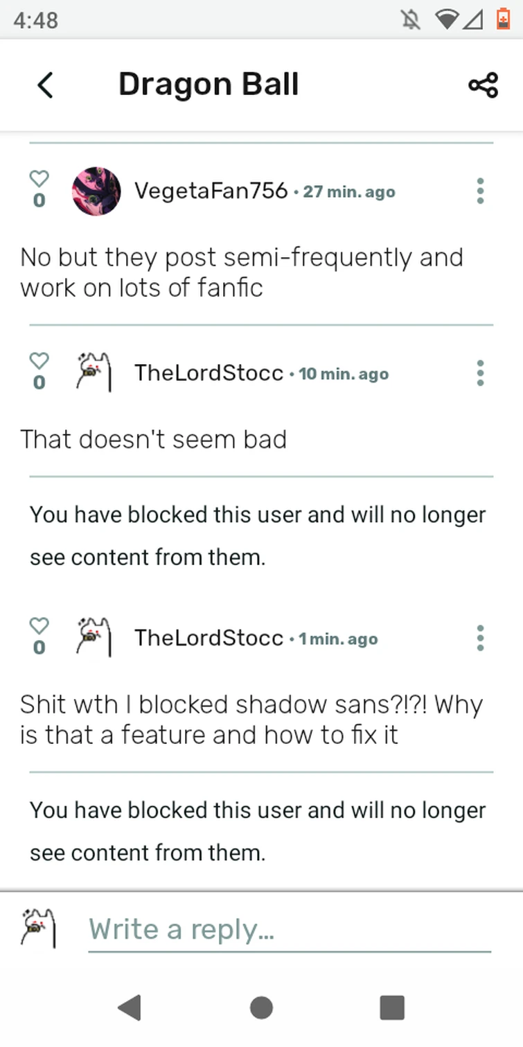 Help with blocking bug | Fandom