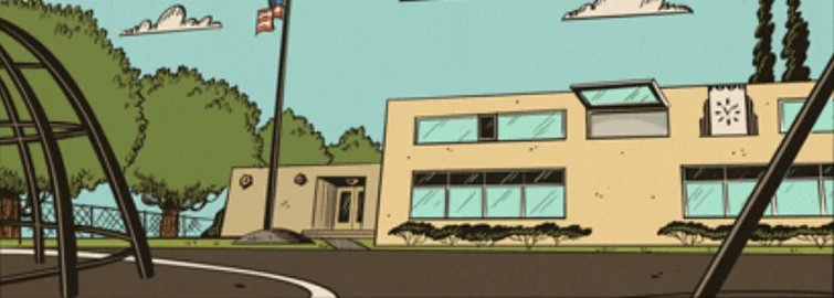 Backgrounds from Royal Woods Elementary School (aka Lincoln's former ...