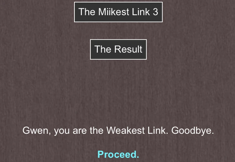 The Miikest Link 3: Round 34 | Fandom