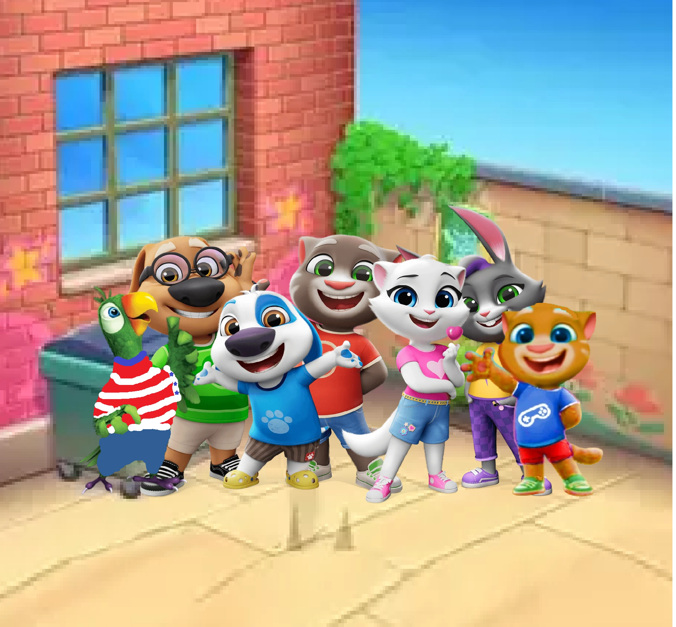 i maked Talking Tom and Friends 2 Family Image | Fandom