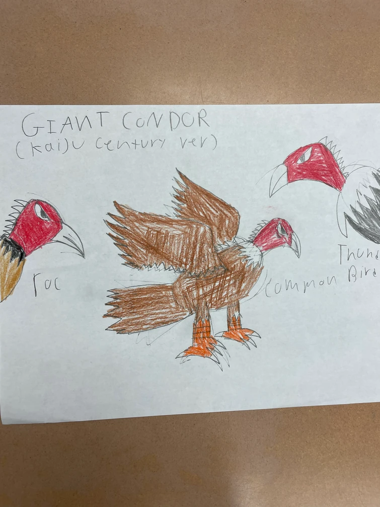 Here’s a Giant Condor redesign by yours truly! | Fandom