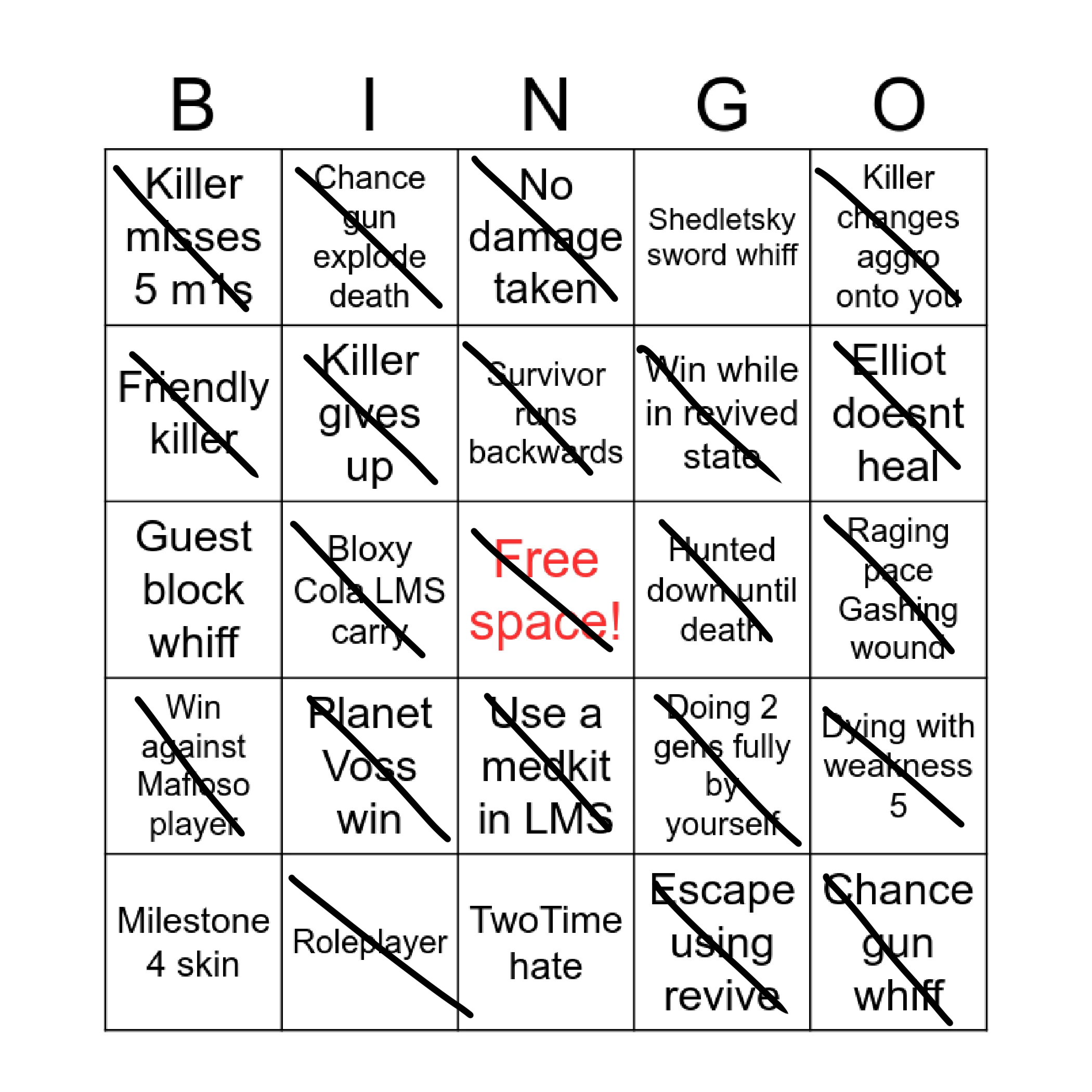 Idk Forsaken bingo go brrrr | Fandom