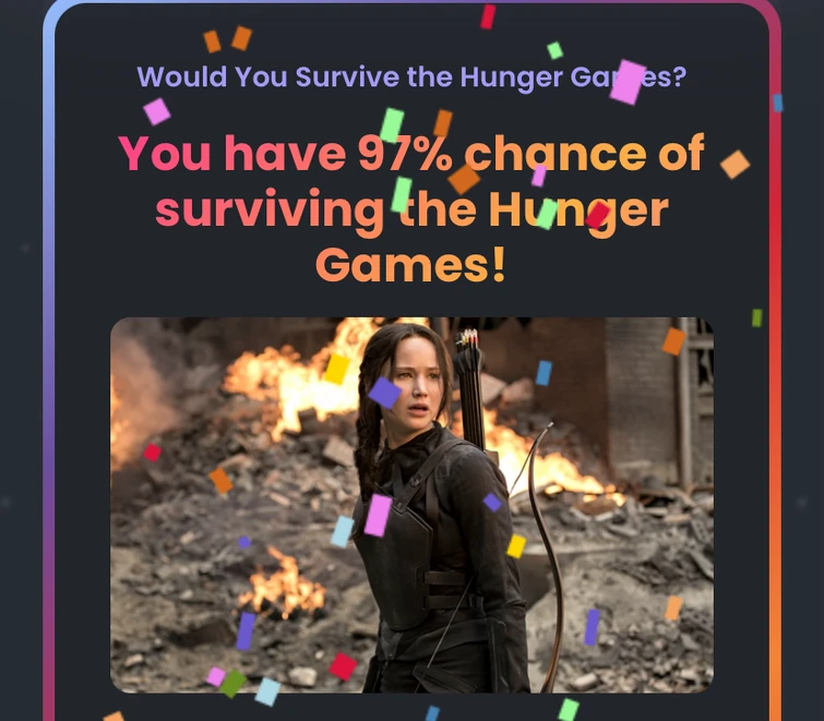 can you survive the hunger games? | Fandom