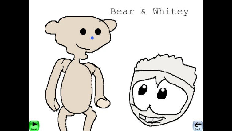 Heres sum art I made in tux paint of Bear, Whitey, Sam, and Lagoon | Fandom