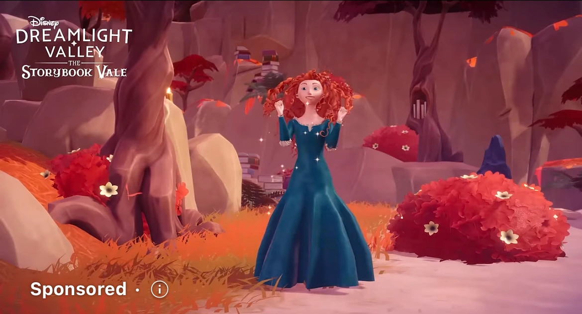 Merida in Disney dreamlight valley: the storybook vale | Fandom