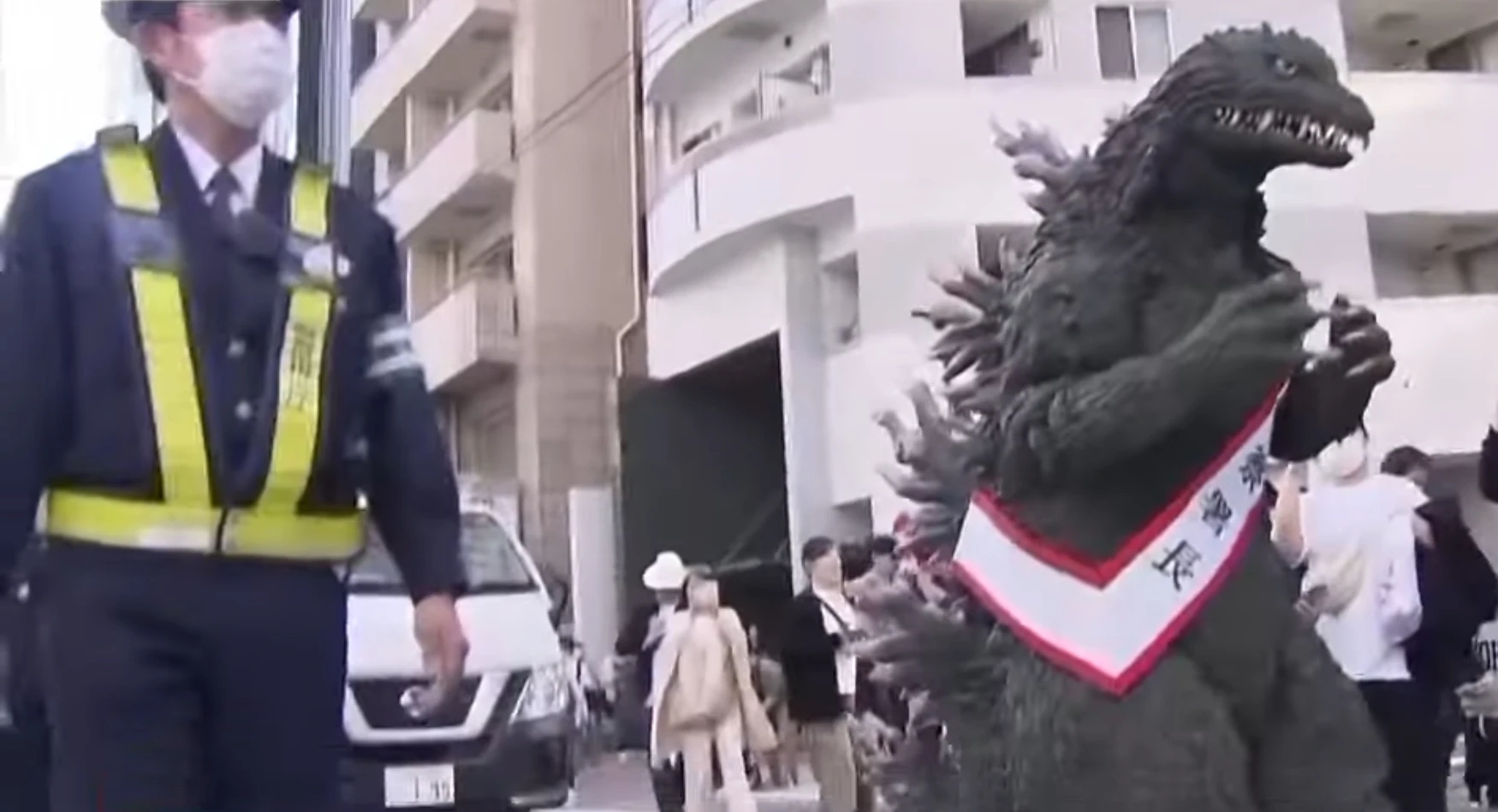 So, Godzilla was a police officer for a day | Fandom