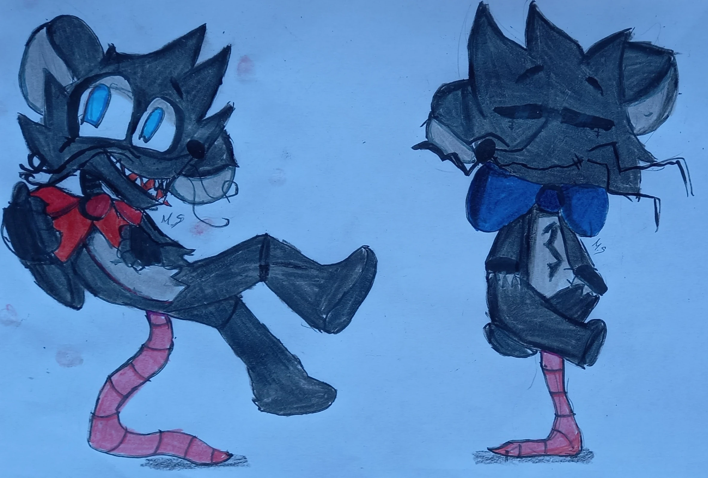 So I drew two ocs mine | Fandom