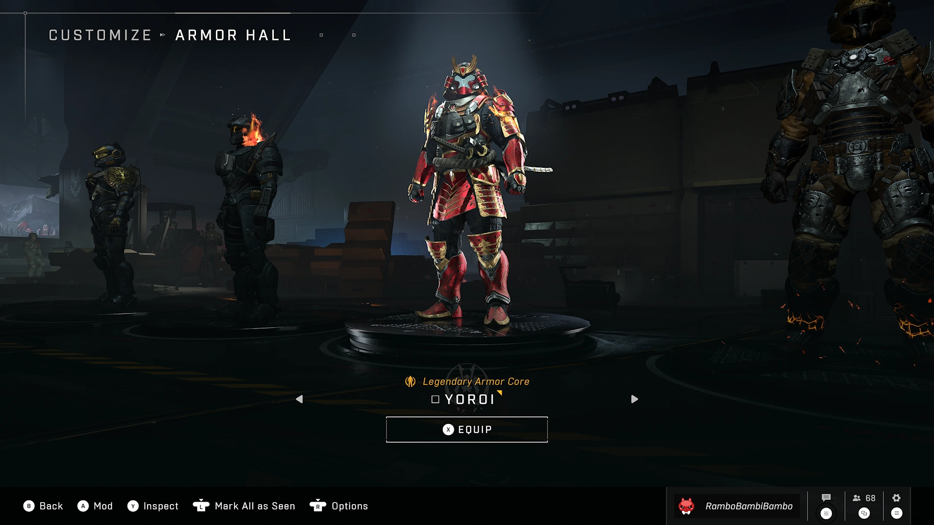 So either Infinite's menu needs an update next season, or Hazmat is the last core. | Fandom