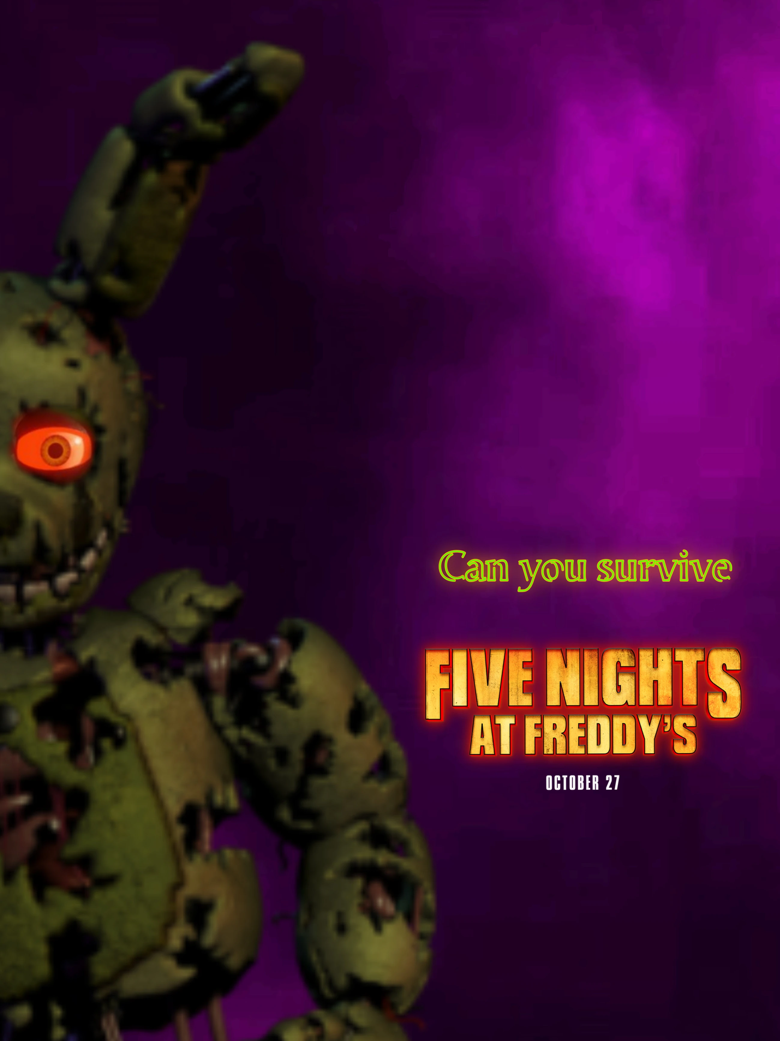 Five Nights At Freddy's: Springtrap Poster | Fandom