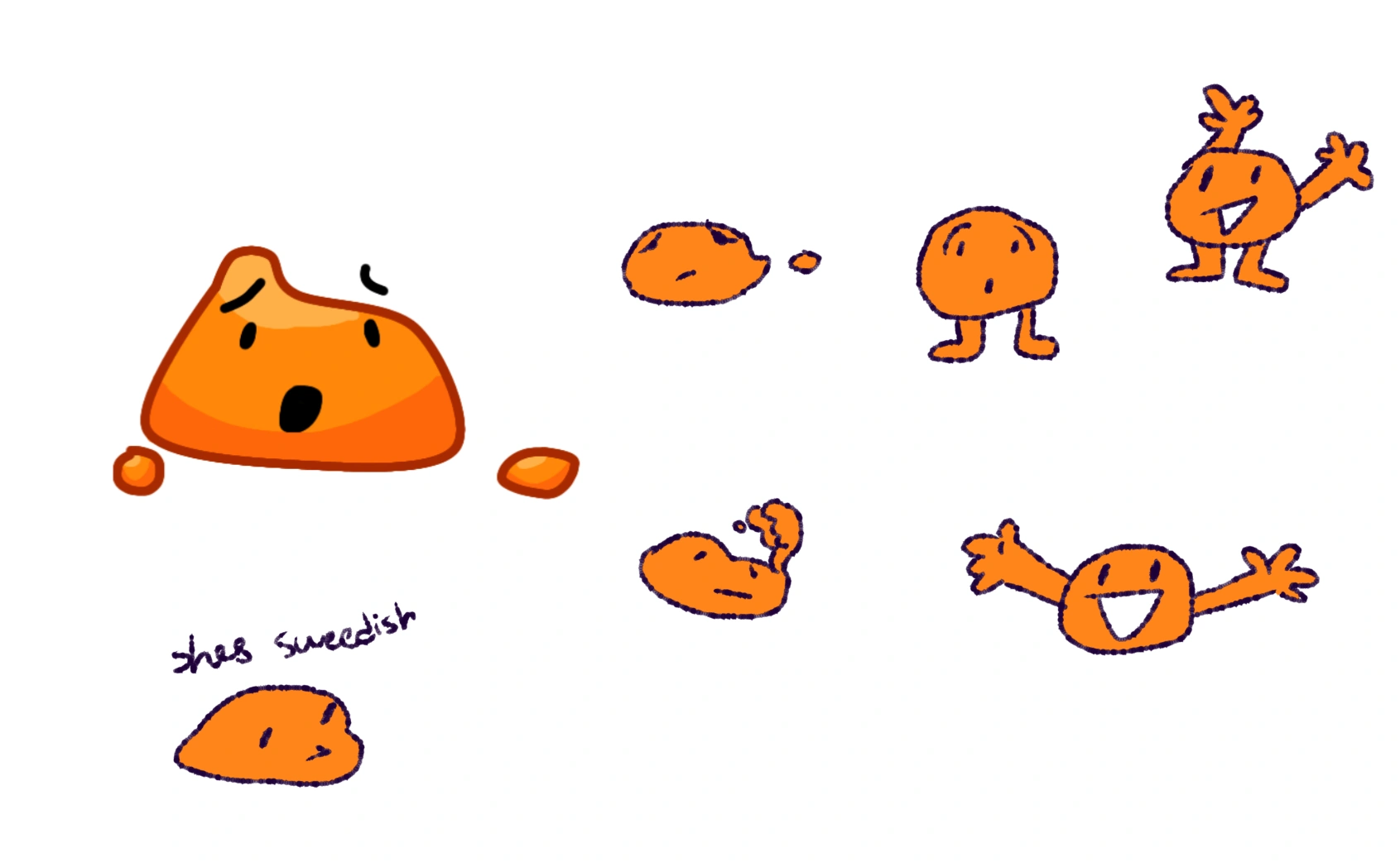 new oc!!!.🟠🟠🟠 Orange Blob | Fandom