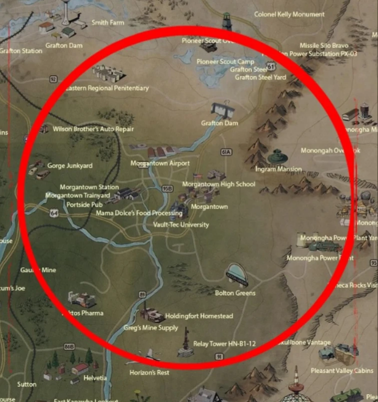 New Nuclear Winter Map Possibility (Morgantown) (September Release ...