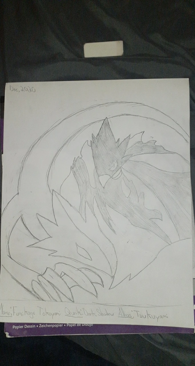 For the persons who wanted me to draw Tokoyami | Fandom
