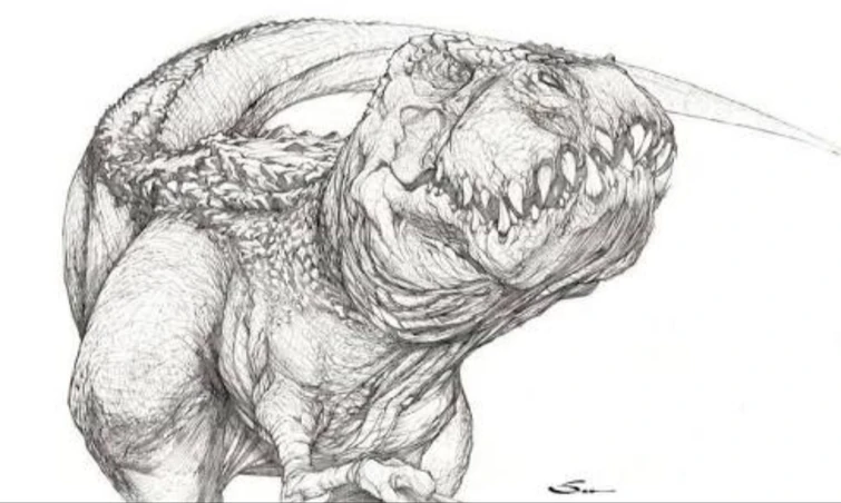 Sketch of my ? ANGRY T - REX | Fandom