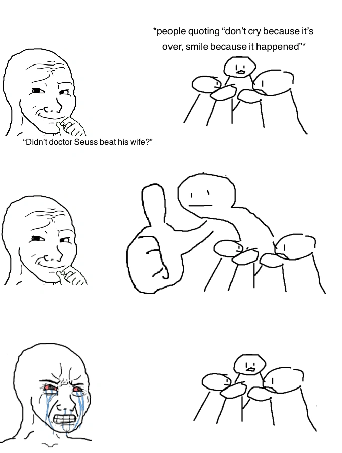 a meme to commend to all those who know how to separate art from the ...