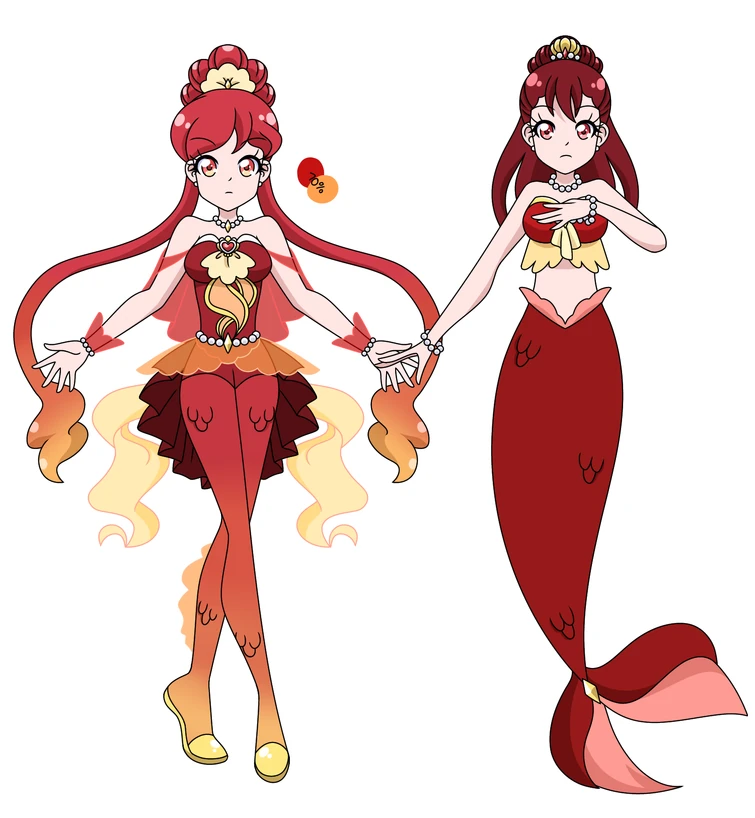 Cure Poseidon and Cure Triton redesign mood board | Fandom