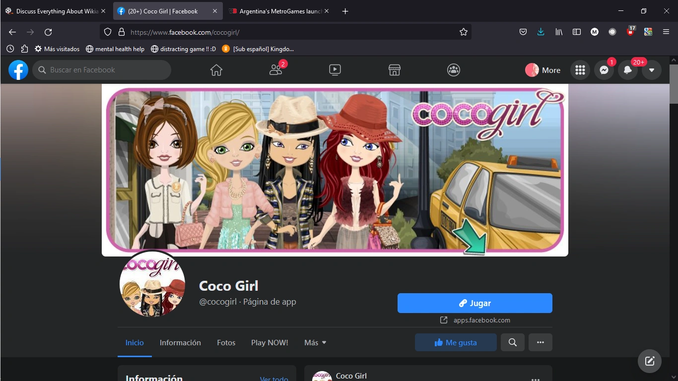 Coco girl inaccesible para jugar en facebook | Fandom
