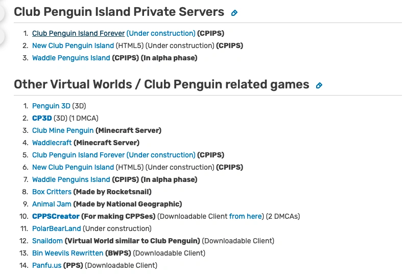 Update for the Private Servers List. *CONCEPT* | Fandom