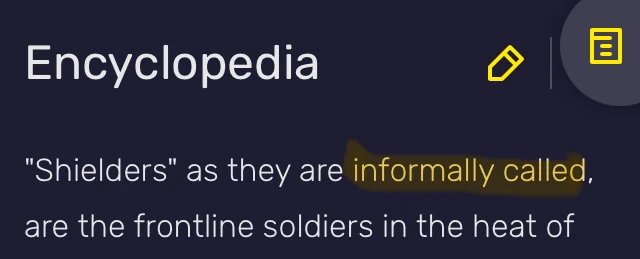 So, you know how shielders are called that - shielders, right? | Fandom