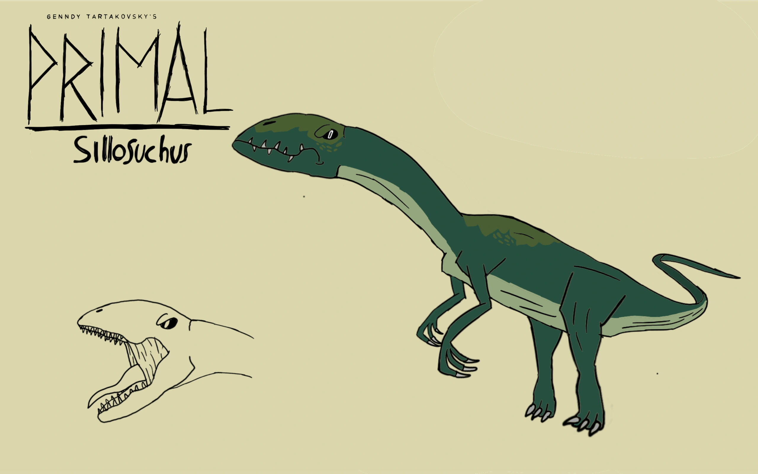 Genndy Tartakovsky's Primal: Sillosuchus | Fandom