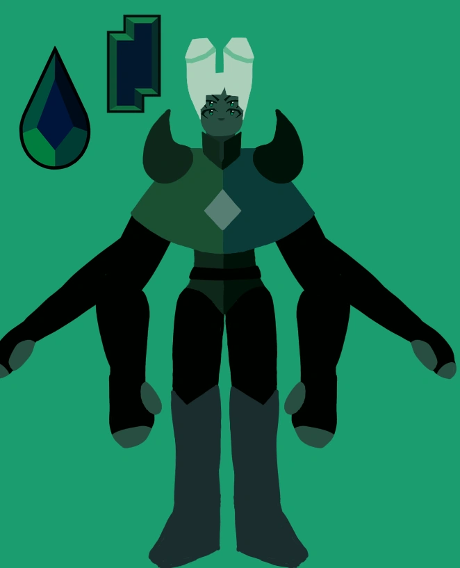 Dioptase, a fusion between Agate and Steel. | Fandom