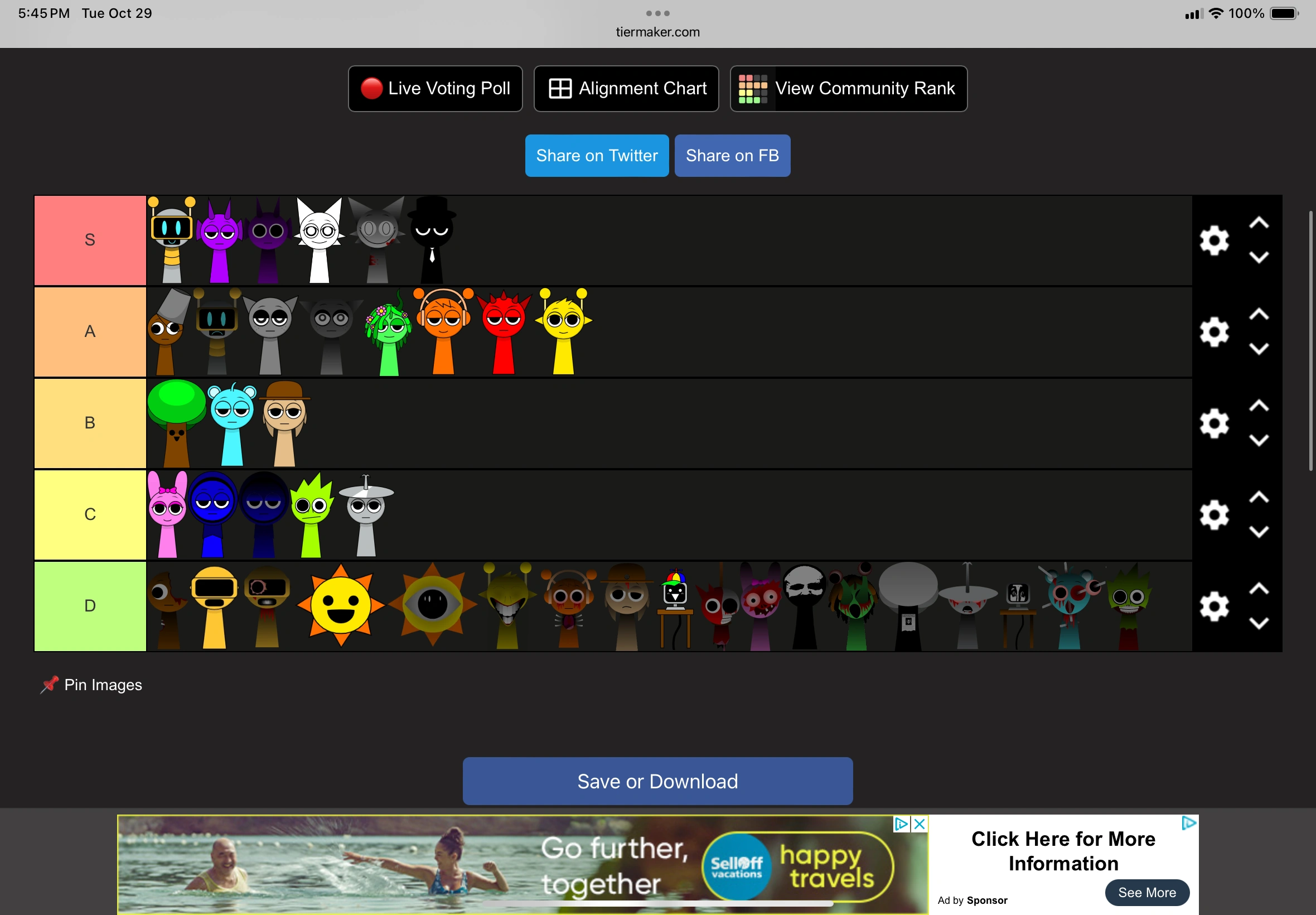 Tier list (Design Wise) | Fandom