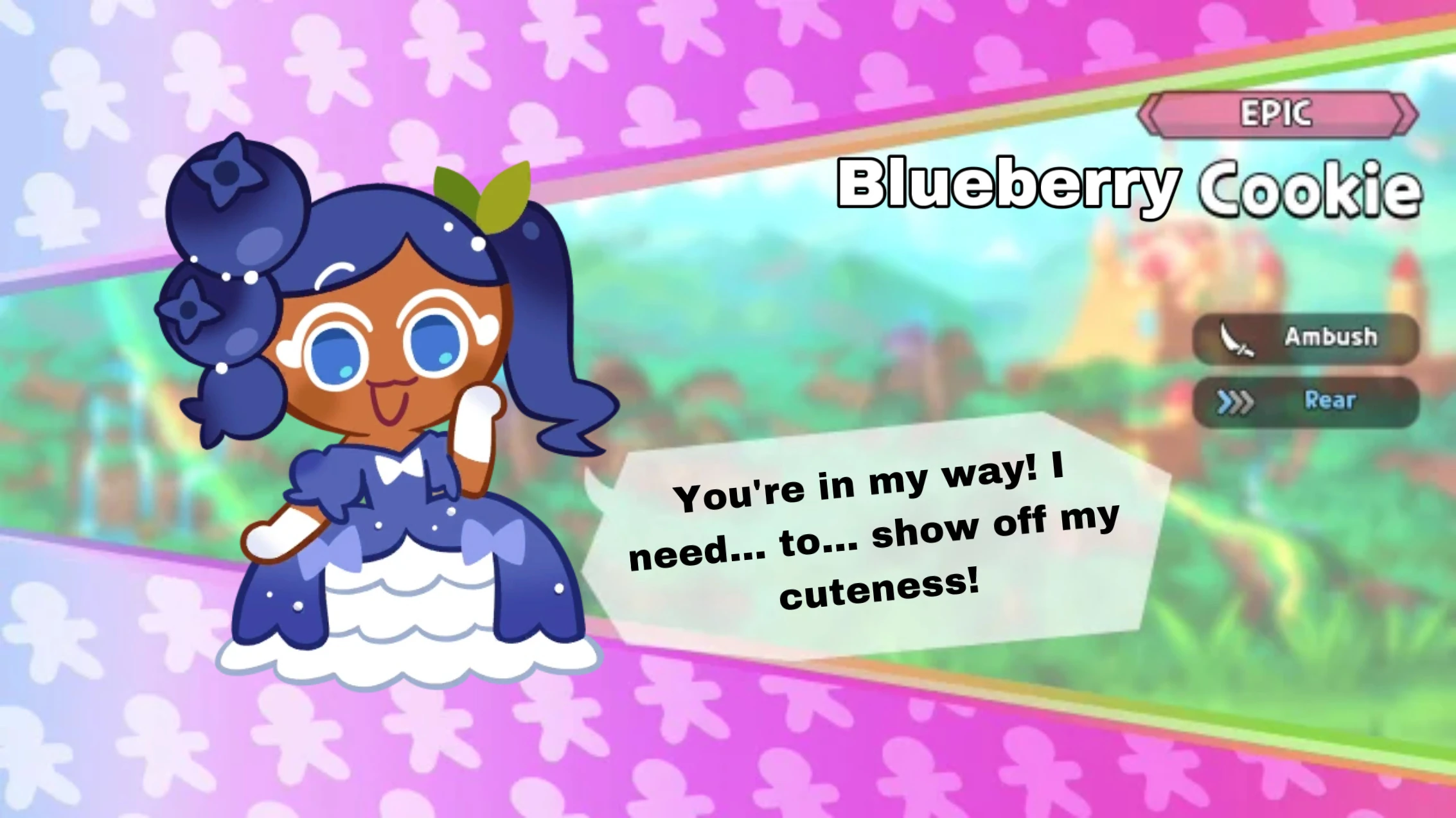 Fan made blueberry cookie screen | Fandom