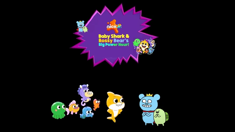 Baby Shark's Big Show! × Bossy Bear Crossover Teaser Poster(fanmade ...