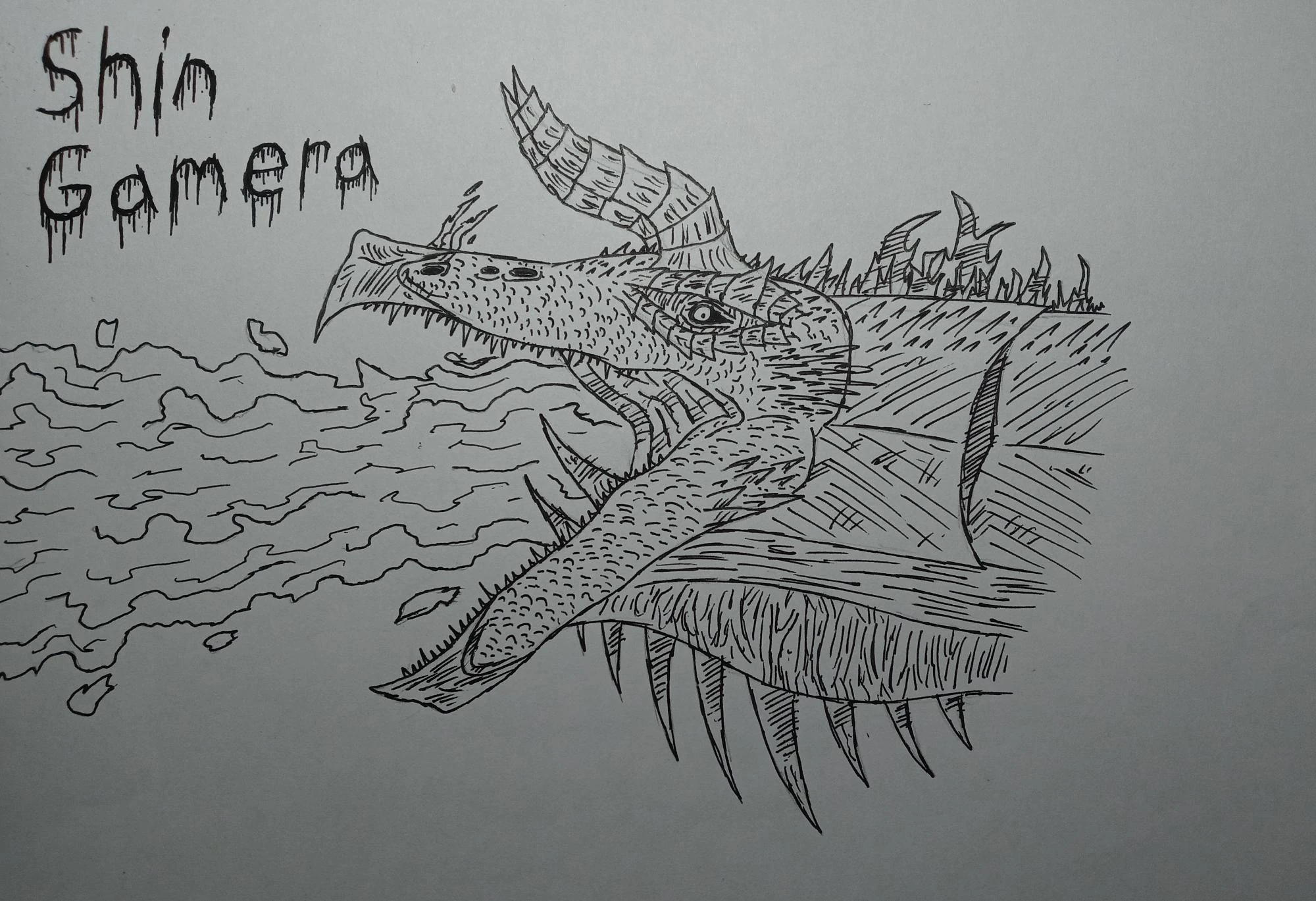 Then and Now Shin Gamera | Fandom