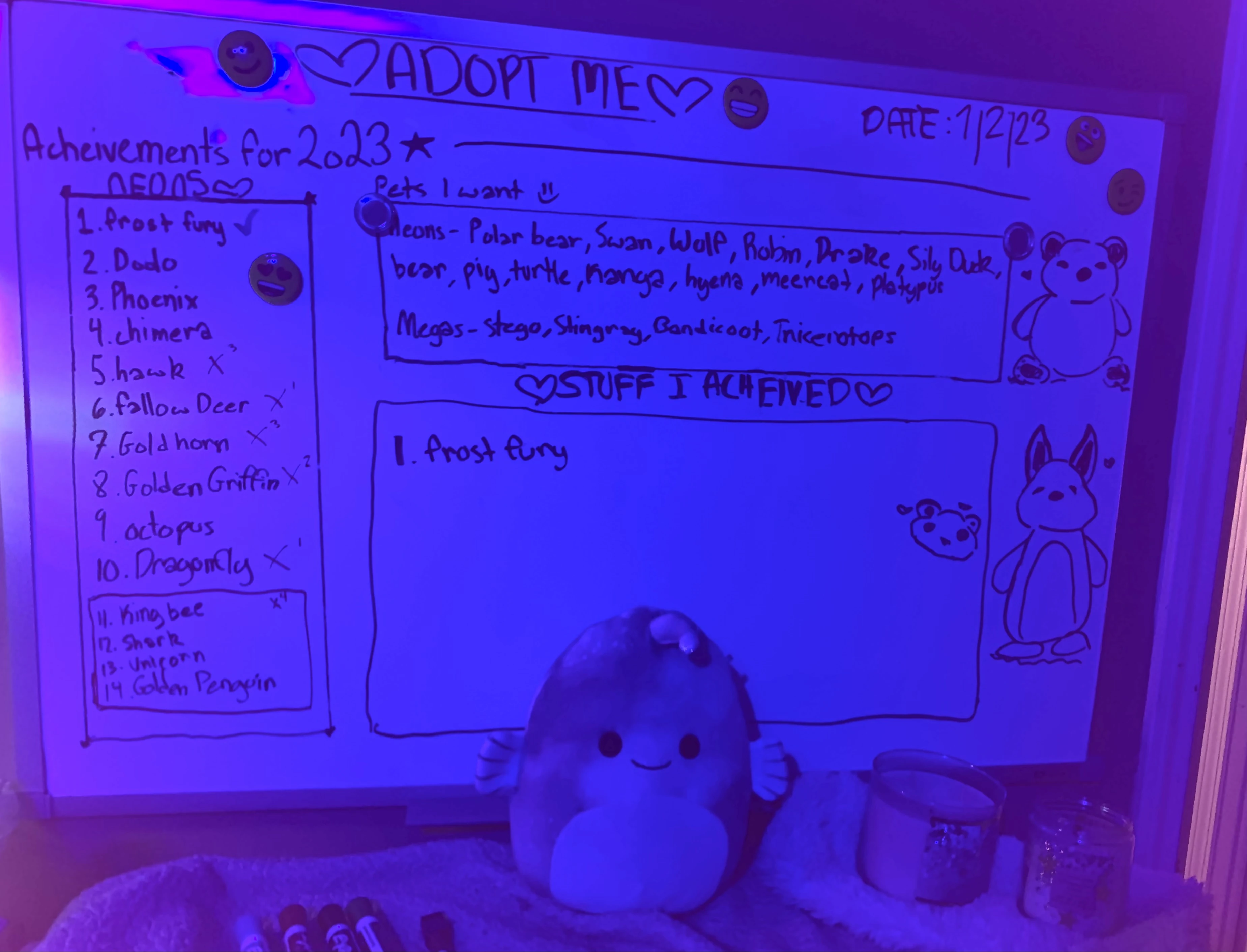 Finished my white board!!!! | Fandom