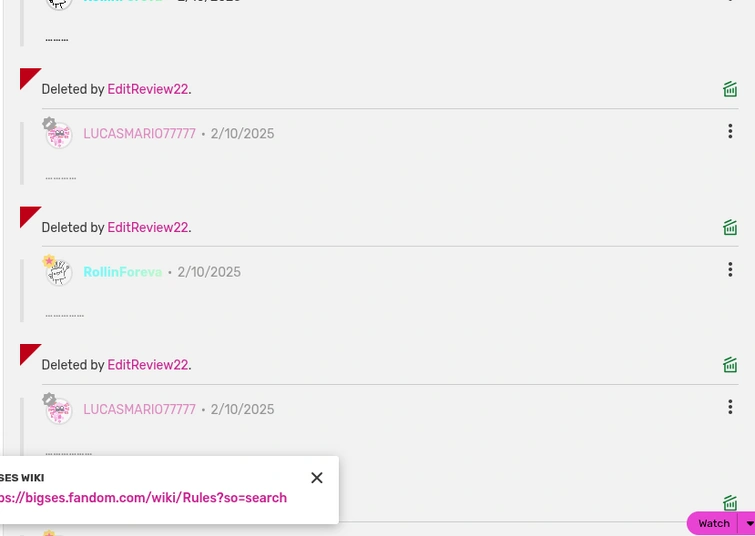 Fandom staff deleting comments? | Fandom