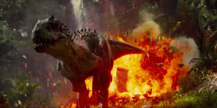 Godzilla (1998) VS Indominus Rex (scaled up) | Fandom