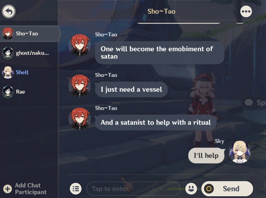 Just 2 chaotic friends chatting >:3 | Fandom