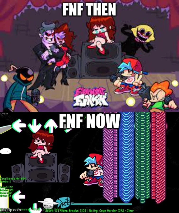 since tomorrow is the 2 year anniversary of fnf lets see how much it ...