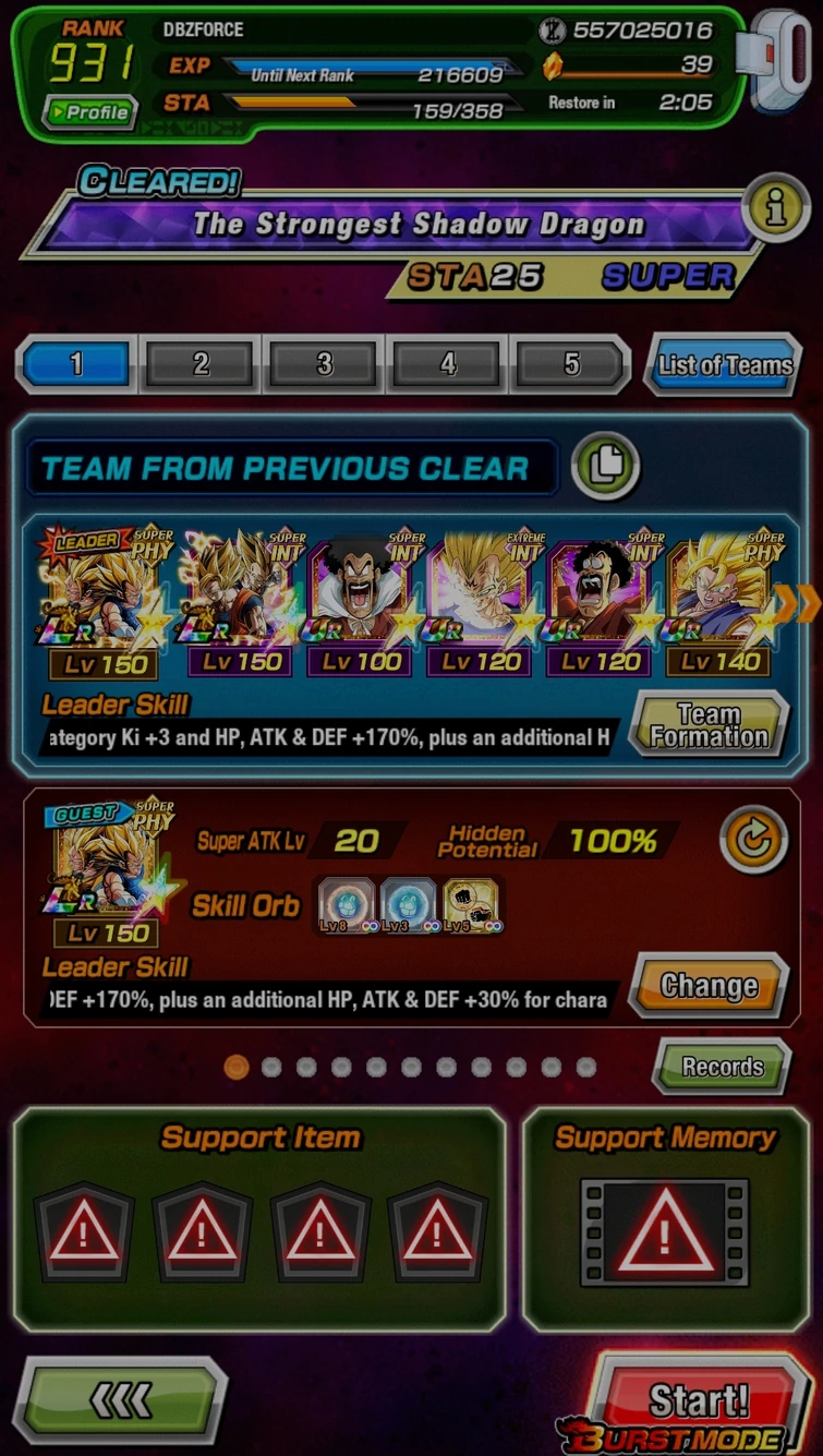 Burst Mode Teams | Fandom