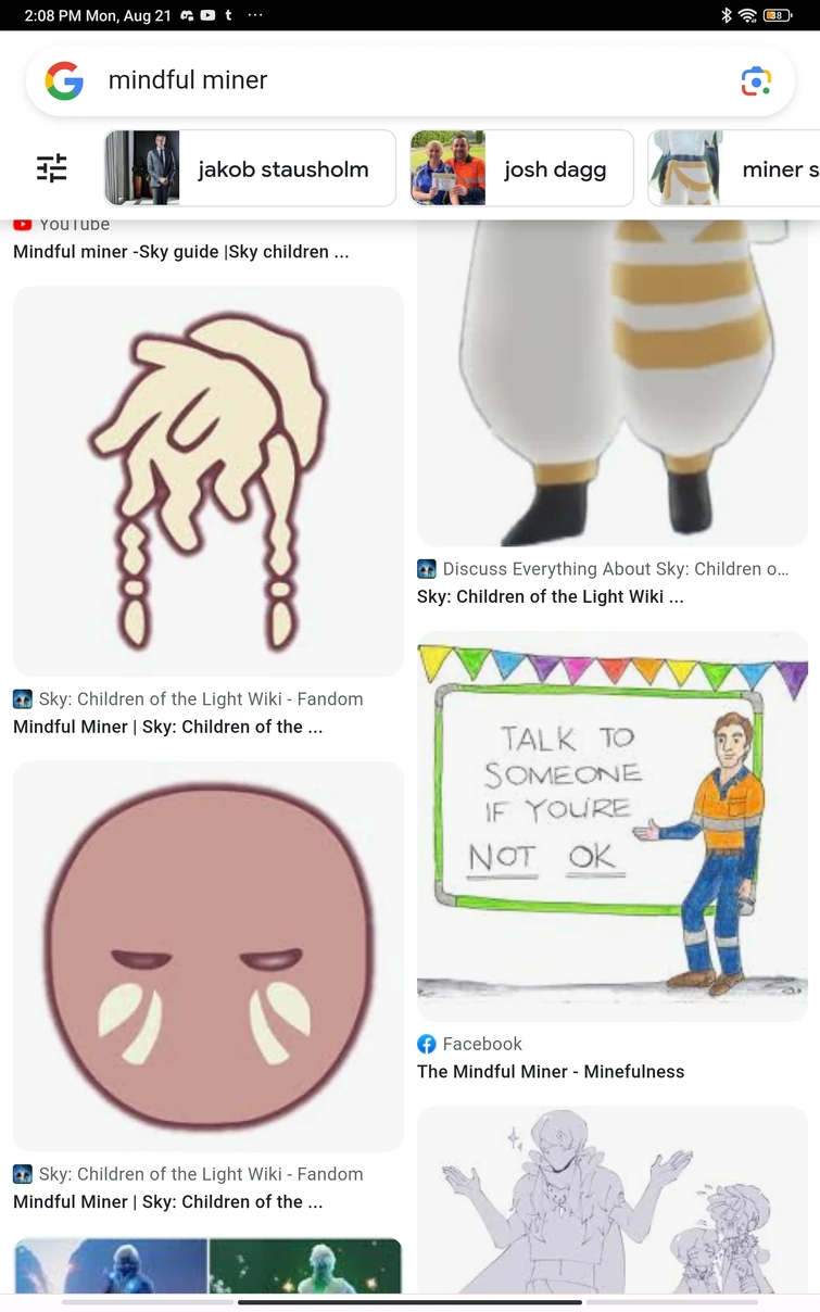 tried searching up mindful miner on google out of boredom | Fandom